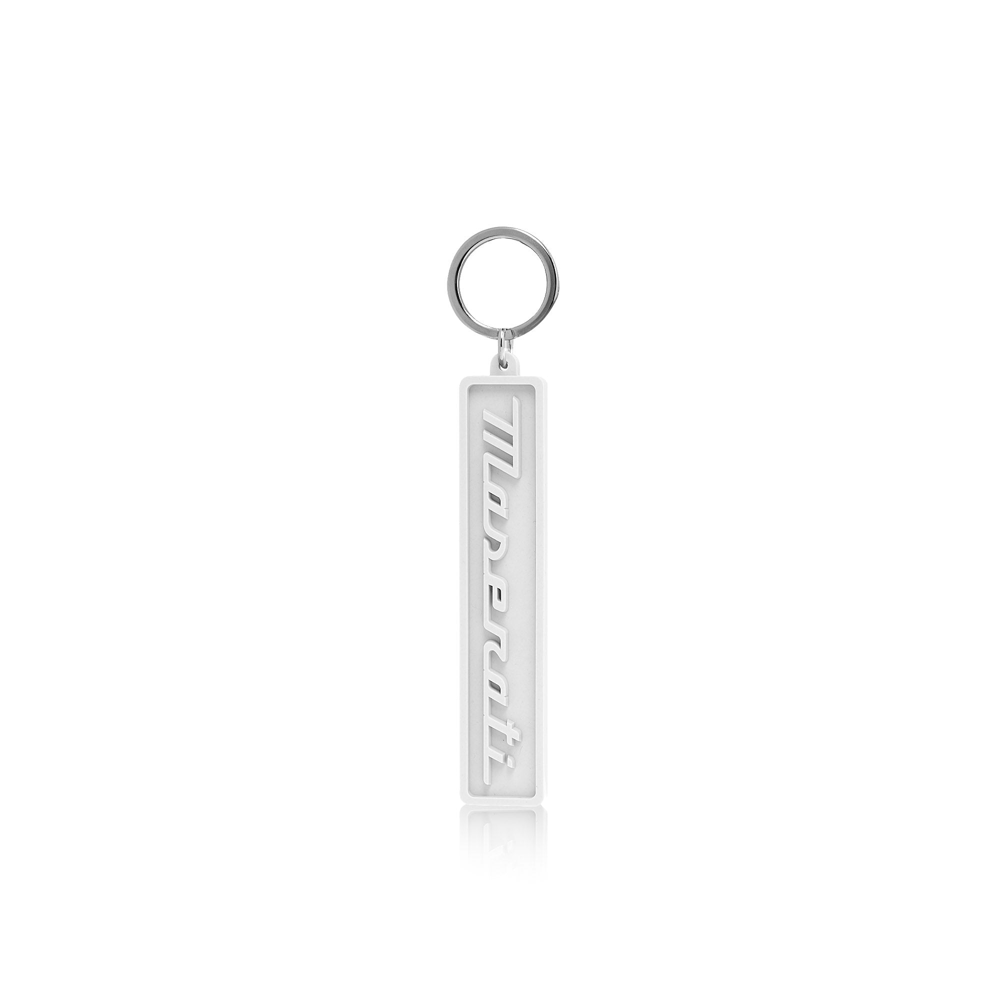 White Keychain with Maserati Lettering – US - Maserati Store