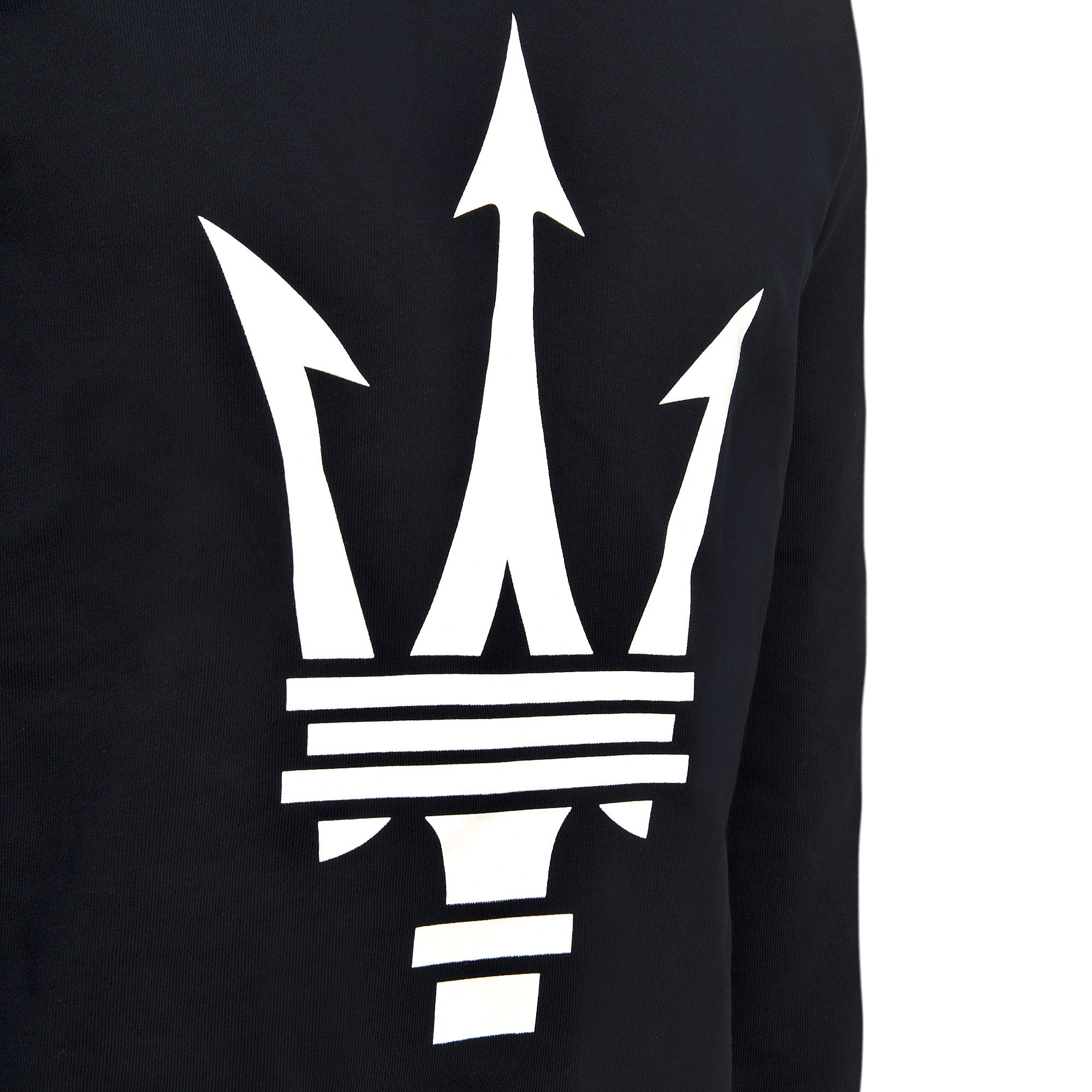 Blue Unisex Sweatershirt with maxi Maserati trident – US - Maserati Store