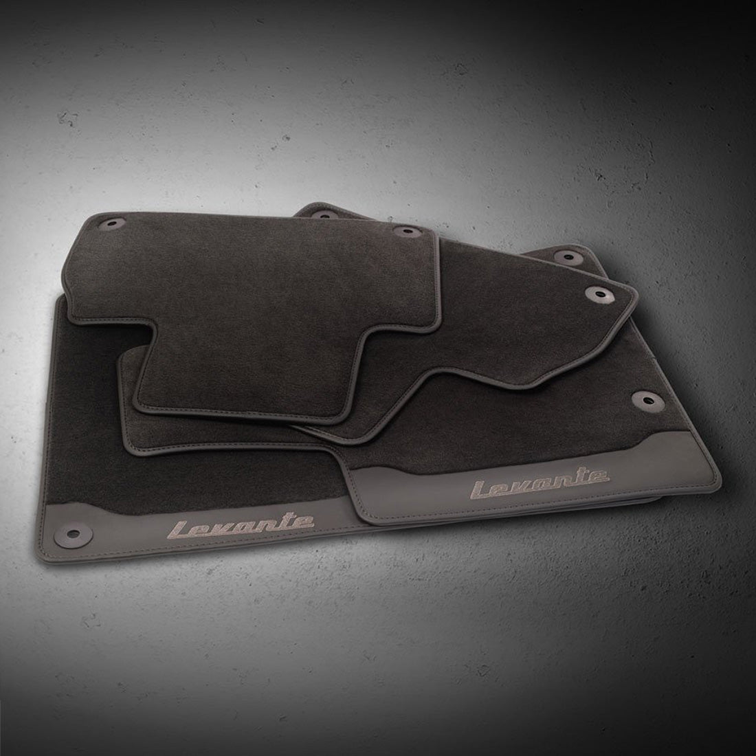 Branded Floor Mats - Left Hand Drive - Brown (up to MY18) - Levante ...